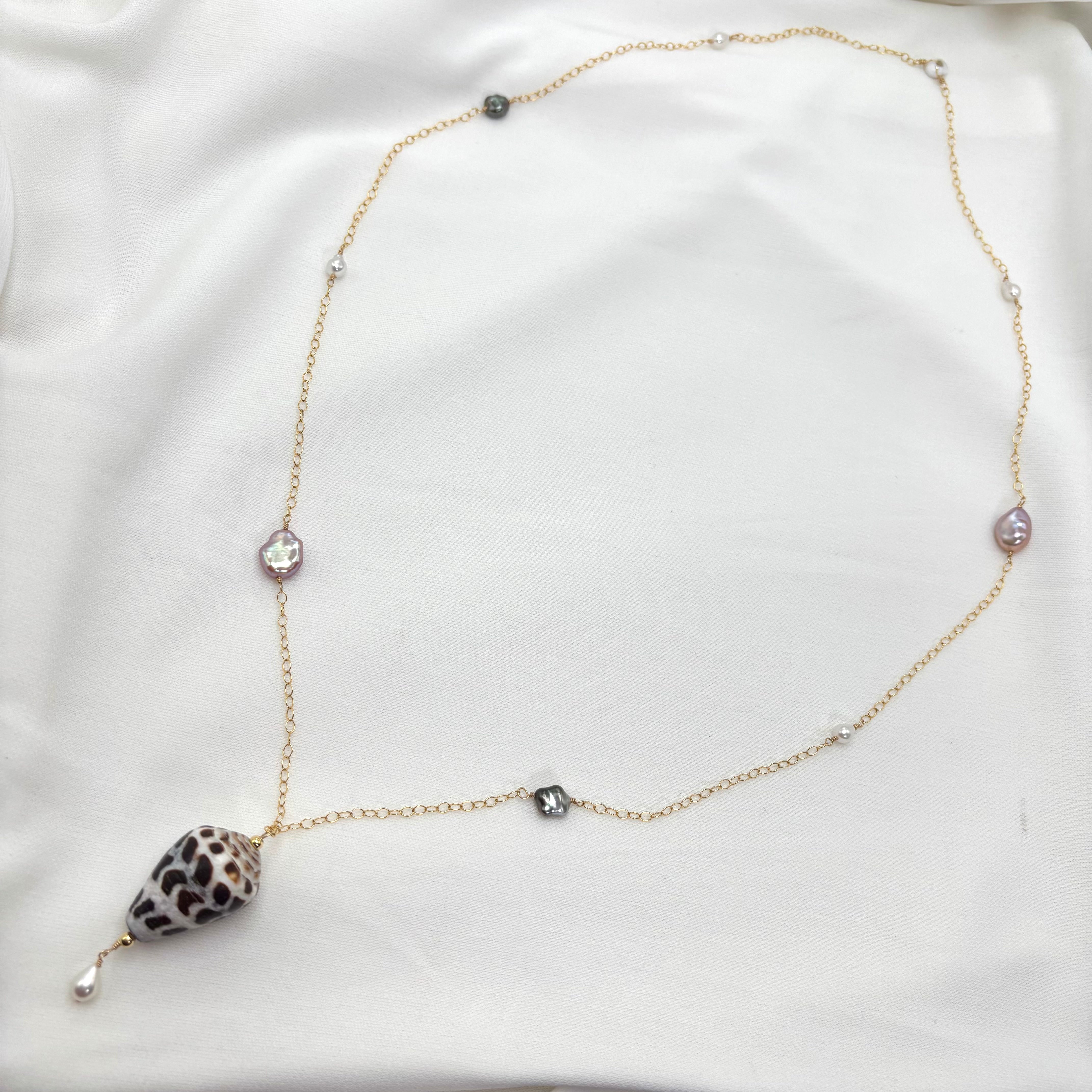 Hebrew Cone Shell Long Necklace – Sunkissed Aloha
